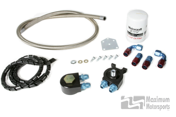 Oil Filter Relocation Kit, 1996-1998 Mustang Cobra